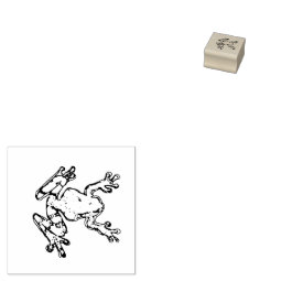 Frog Rubber Stamp | Zazzle