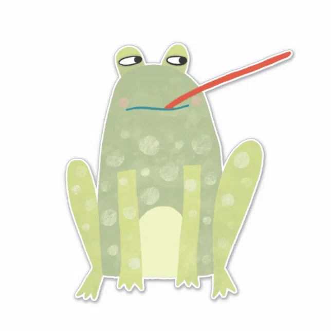 Frog Sticker | Zazzle