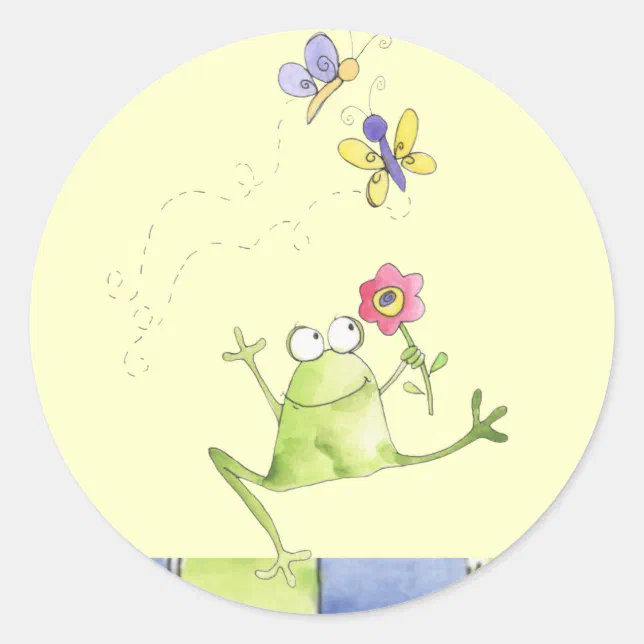 frog sticker | Zazzle