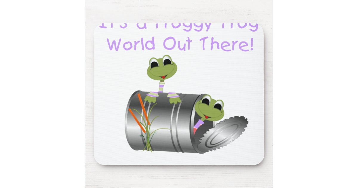 Froggy Frog World Mouse Pad | Zazzle