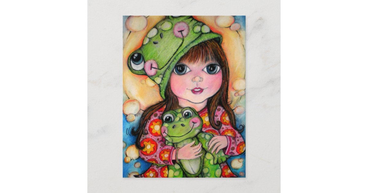 Froggy Fun - Ribbit - Frog Design Postcard | Zazzle