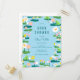 Frogs and Lily Pads Cute CUSTOM BABY SHOWER Invitation Postcard | Zazzle