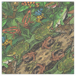 Toad Fabric | Zazzle