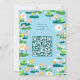 Frogs & Lily Pads Cute CUSTOM QR CODE BABY SHOWER Invitation | Zazzle