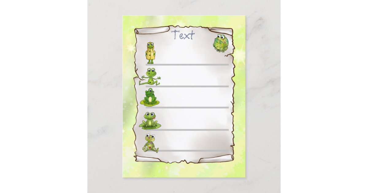 frogs postcard | Zazzle