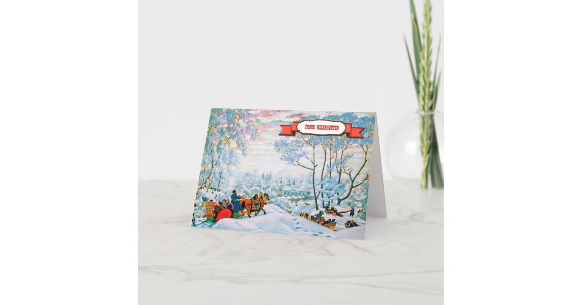Frohe Weihnachten. Christmas Cards in German | Zazzle