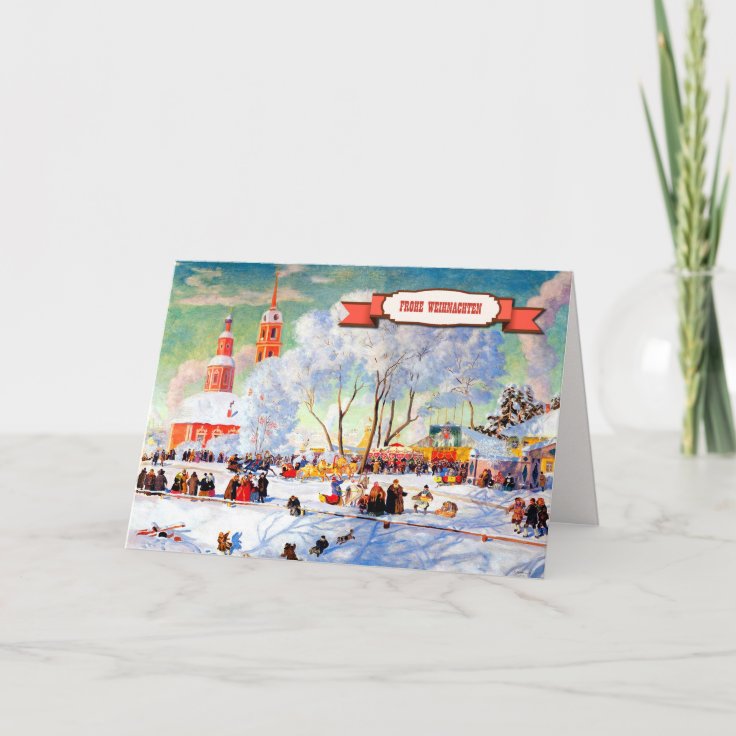 Frohe Weihnachten. Christmas Cards in German | Zazzle
