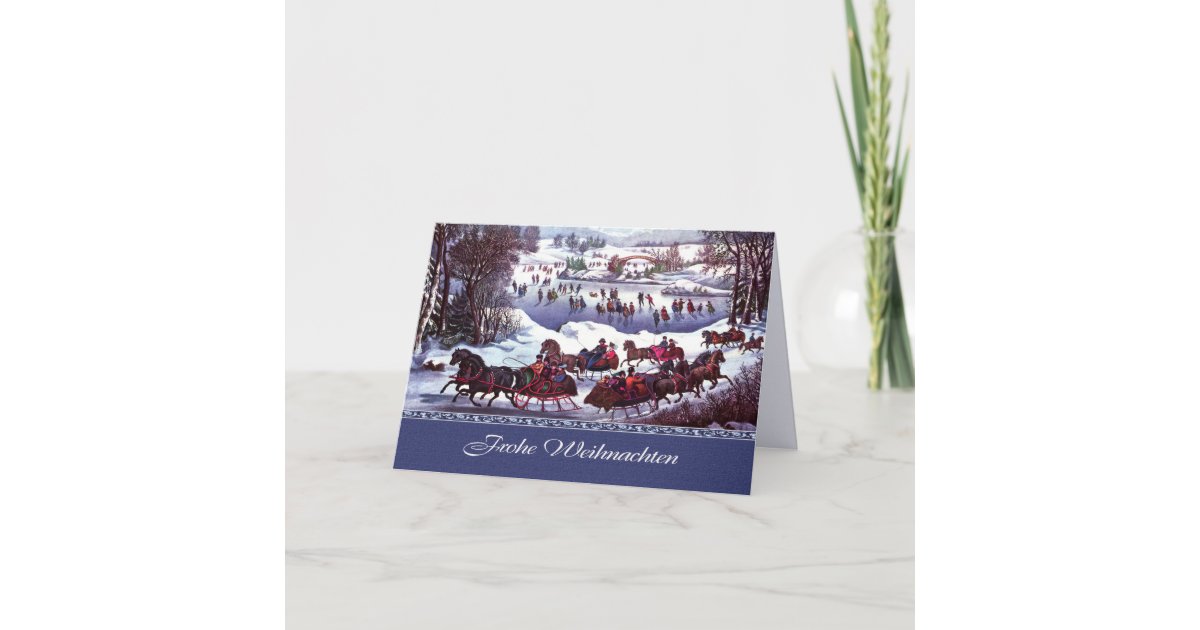 Frohe Weihnachten. German Christmas Cards | Zazzle