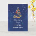 From Lawyer Christmas Tree Customizable Name Card | Zazzle