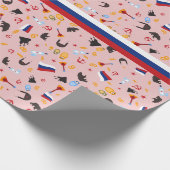 From Russia With Love- Russian flag Wrapping Paper | Zazzle