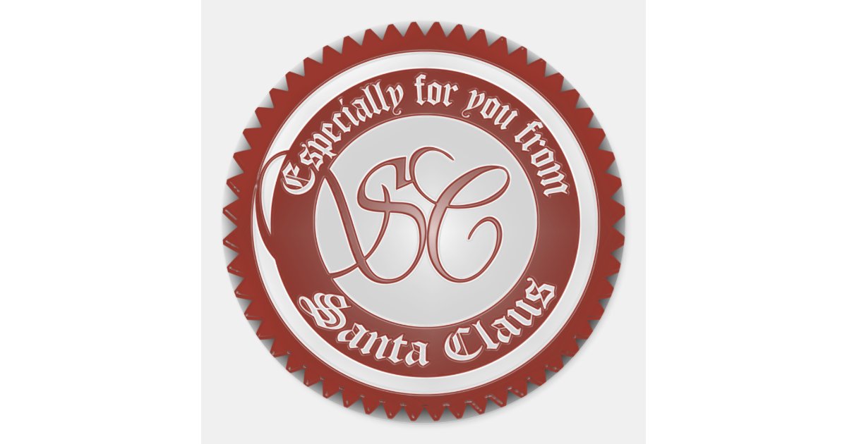 From Santa Claus Sticker | Zazzle