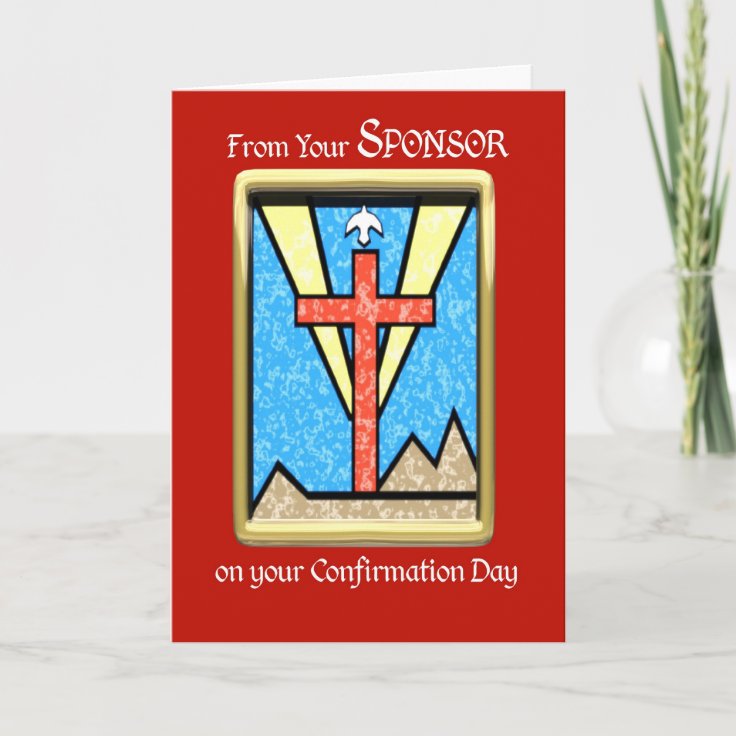 From Sponsor at Confirmation Card | Zazzle