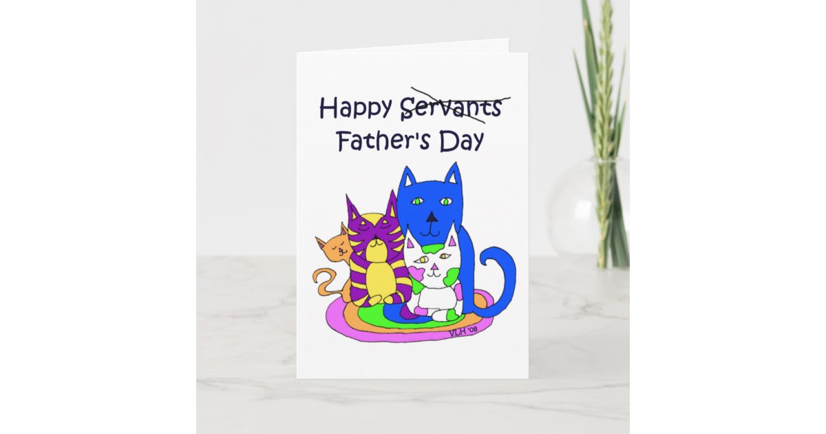 From The Cats Father's Day Card | Zazzle