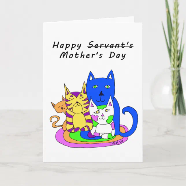 From The Cats Mother's Day Card | Zazzle