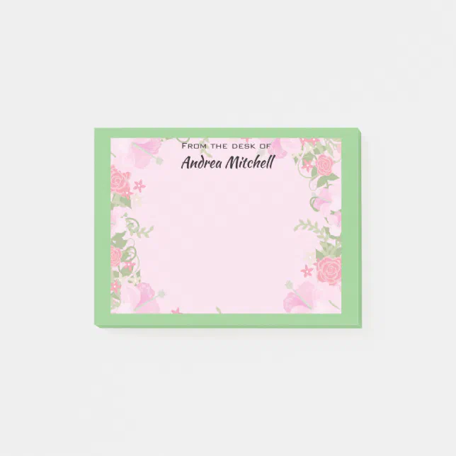From the Desk of Personalized Name Post-it Notes | Zazzle