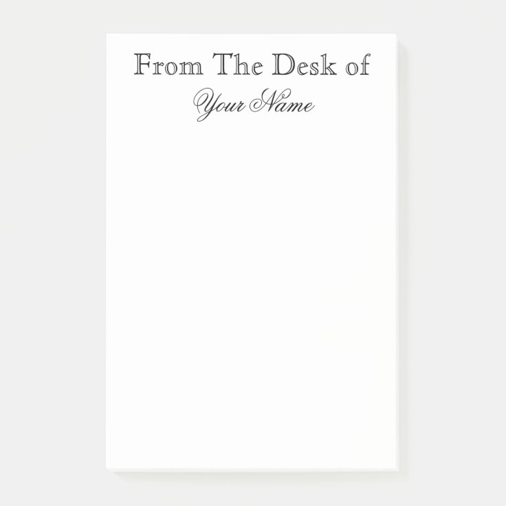 FROM THE DESK OF POST-IT NOTES | Zazzle