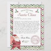 From the Desk of Santa Claus | Christmas Letter Invitation | Zazzle