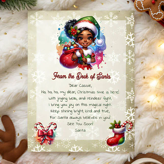 From the Desk of Santa for Kids | Zazzle