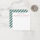 From the Desk of Santa's Elves Mini Christmas Note Card | Zazzle