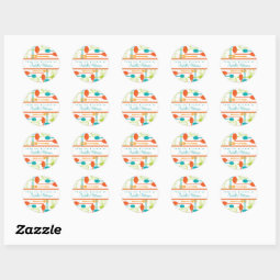 From the Kitchen Retro Cooking Utensils Sticker | Zazzle