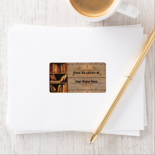 From the Library of (customizable) Label | Zazzle