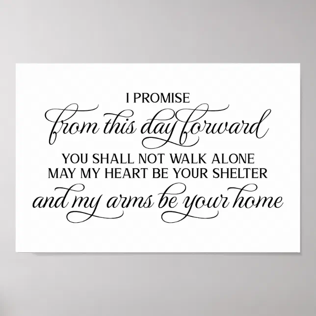 From This Day Forward Wedding Sign | Zazzle