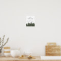 From Tiny Seeds Grow Mighty Trees Woodland Nursery Poster | Zazzle