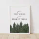From Tiny Seeds Grow Mighty Trees Woodland Nursery Poster | Zazzle