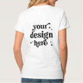 Front and Back Design Custom Logo Personalized T-Shirt | Zazzle