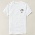 Front and Back Design Custom Logo Personalized T-Shirt | Zazzle