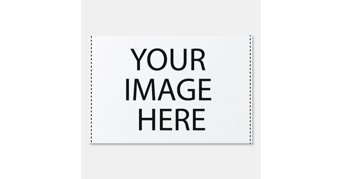 Front and Back Template Sign | Zazzle.com