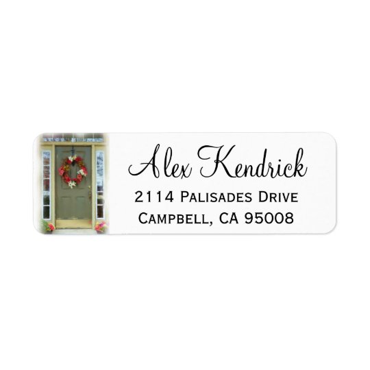 Front Door Address Label | Zazzle.com