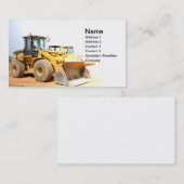front end loader business card | Zazzle