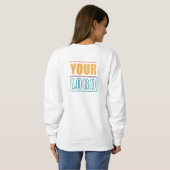 front hoodie and back logo design | Zazzle
