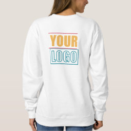 front hoodie and back logo design | Zazzle
