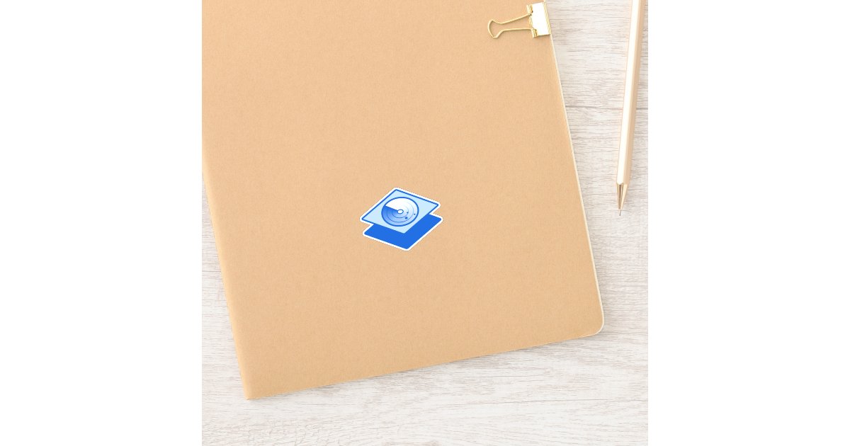 Frontend Obs Sticker - Blue Theme | Zazzle