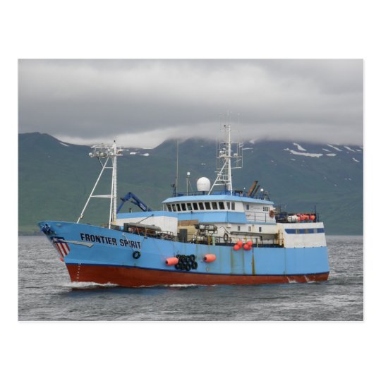 Frontier Spirit, Longliner in Dutch Harbor, Alaska Postcard | Zazzle.com