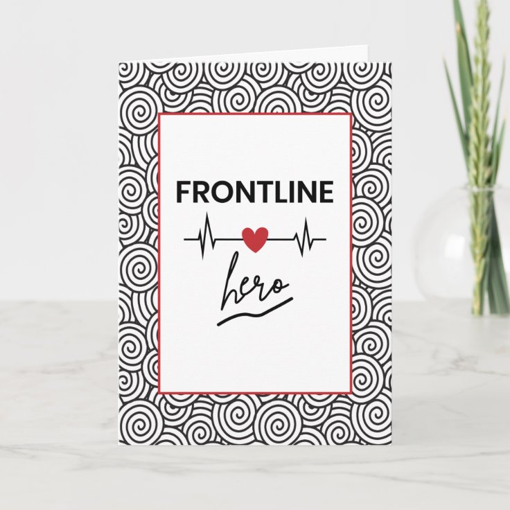 Frontline Hero Thank You Card | Zazzle
