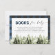 FROST Blue Flannel Pine Tree Books for Baby Card | Zazzle