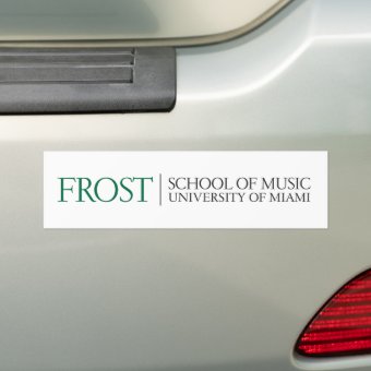 Frost School of Music Logo 2 Bumper Sticker | Zazzle