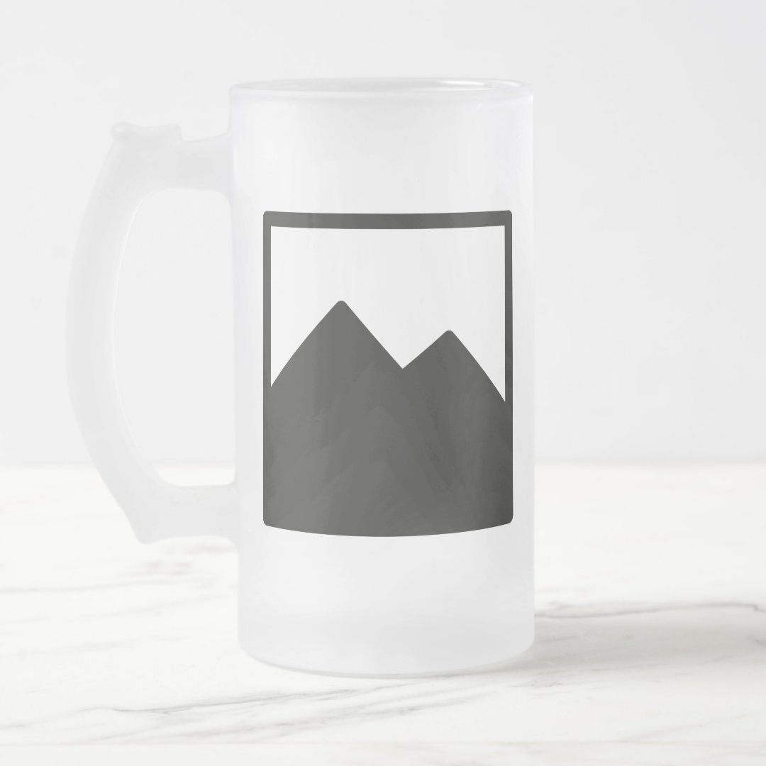 Frosted Beer Mug Template | Zazzle