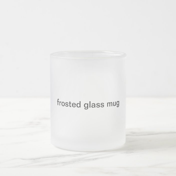 frosted glass mug | Zazzle.com