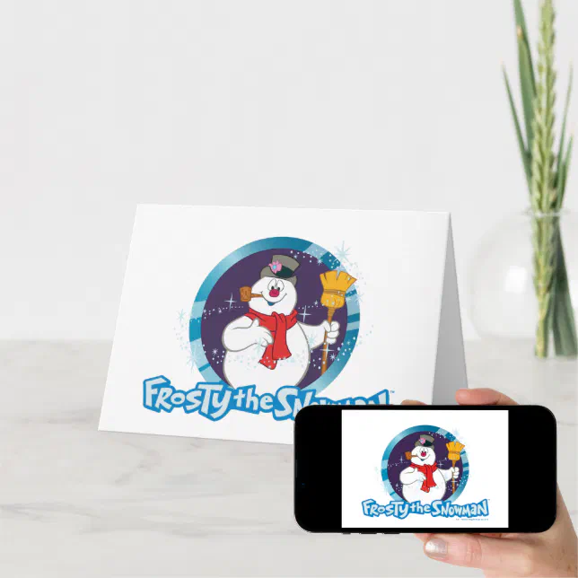 Frosty the Snowman™ | Magical Frosty Portrait Holiday Card | Zazzle