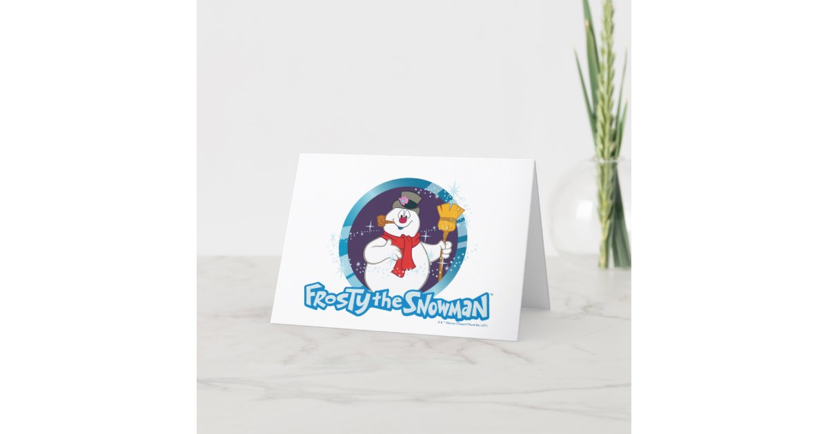 Frosty the Snowman™ | Magical Frosty Portrait Holiday Card | Zazzle