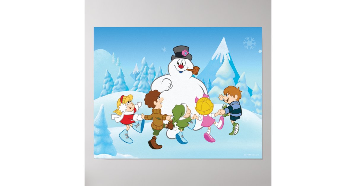 Frosty the Snowman™ Winter Poster | Zazzle
