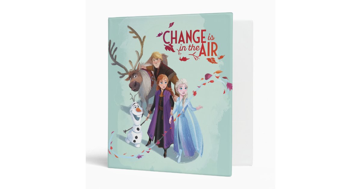 Frozen 2: Anna, Elsa & Friends | Change 3 Ring Binder | Zazzle