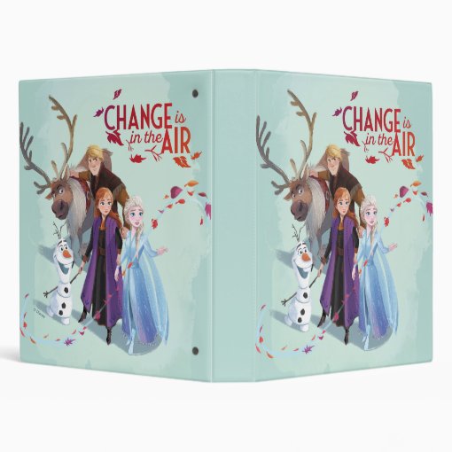 Frozen 2: Anna, Elsa & Friends | Change 3 Ring Binder | Zazzle