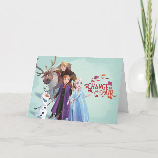 Frozen 2: Anna, Elsa & Friends | Change Card | Zazzle