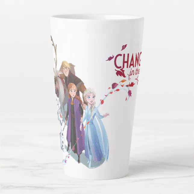 Frozen 2: Anna, Elsa & Friends | Change Latte Mug | Zazzle
