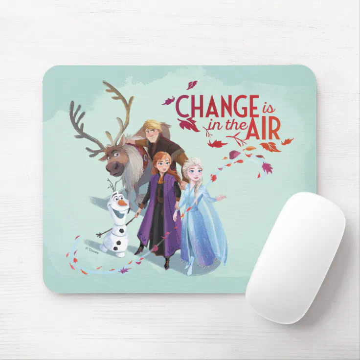 Frozen 2: Anna, Elsa & Friends | Change Mouse Pad | Zazzle